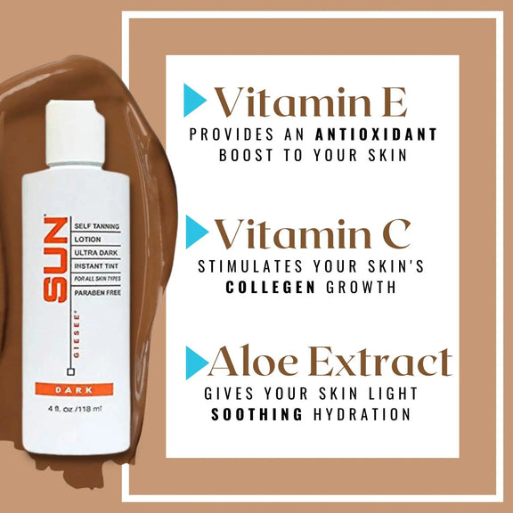 Ultra Dark Self Tanning Lotion 4 oz | Sun Laboratories – Sun Laboratories by Giesee