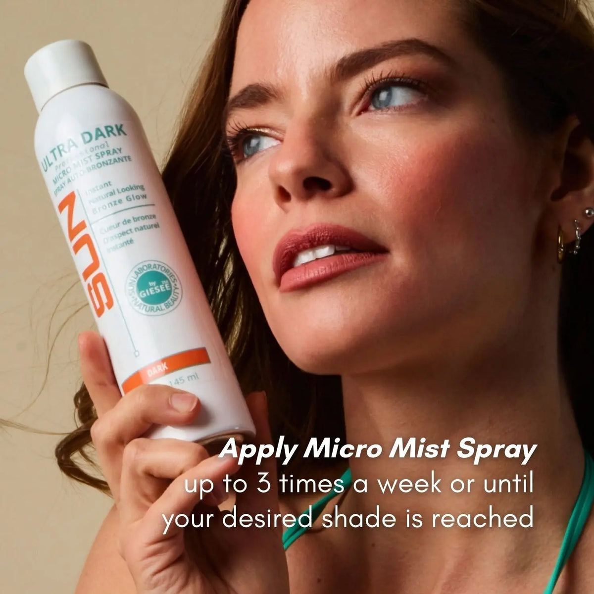 Spray Tan Dark 3-Pack Natural Sunless Tanner by Giesee Sunlabs | Sun ...