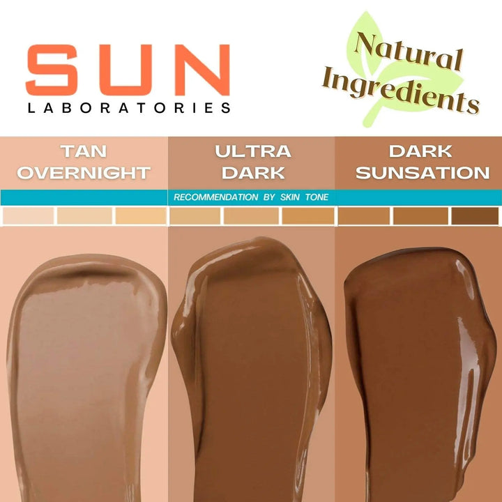 Sun Laboratories 32oz Ultra Dark Self Tanning Lotion with Tanning Mitt ...