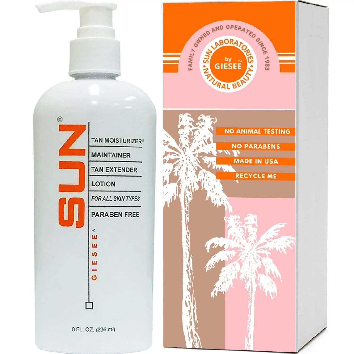 Tan Maintainer Lotion Extender Lotion 8 oz Prolongs Tans for Days | Sun ...